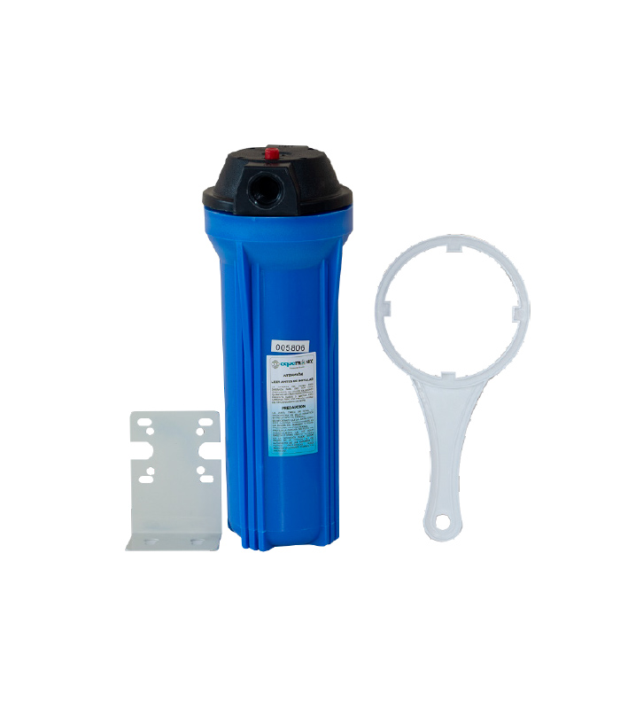 HOUSING AZUL 2.5" x 10" 1/2" NPT BLACK R - Hidromaster