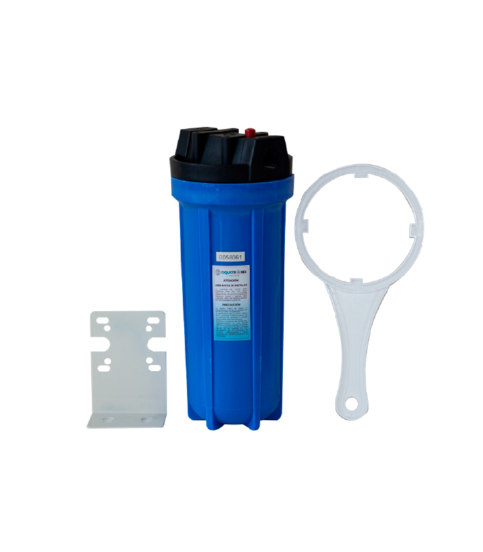 HOUSING AZUL 2.5" x 10" 1/2" NPT BLACK R - Hidromaster